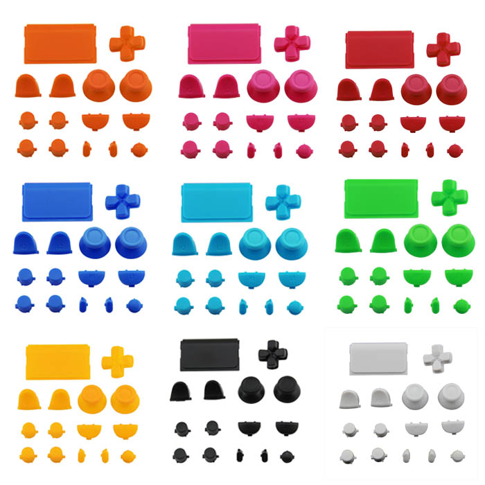 Glossy Full Button Sets for PS4 Controller/7 colors,Accessories