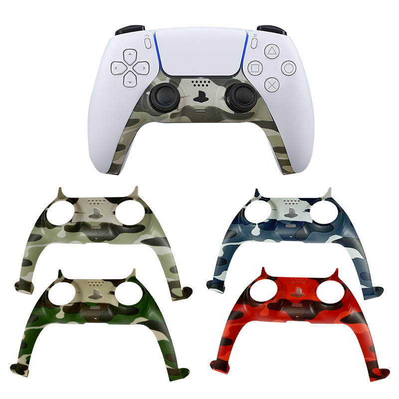 Camouflage Gamepad Cover for PS5 Front Middle Controller Replacement ...