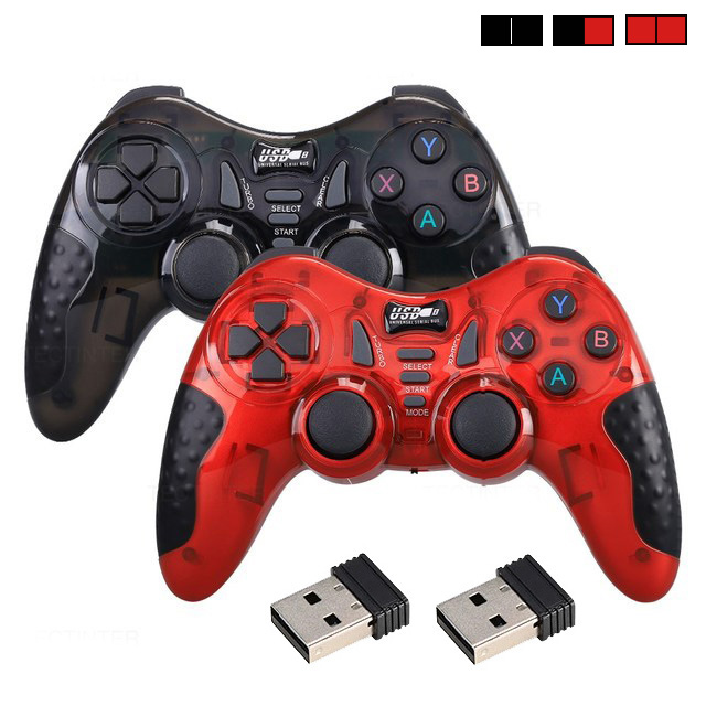 USB 2.4G Wireless 2in1 Game Controller For Pandora Games/PS3/Android/TV ...